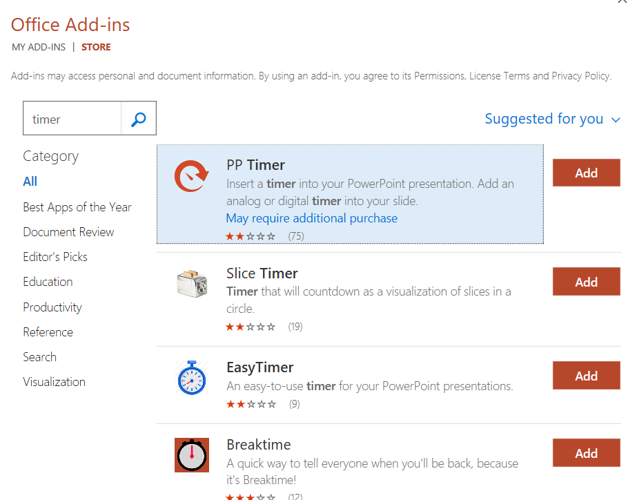 Get Add ins For PowerPoint Arena Training